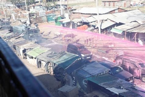 Maandamano Thursday Why Police Sprayed Azimio Protesters With Pink