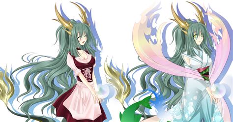 オリジナル オリジナル～辰子姫～龍神 Yustinos＠鬼灯狐のイラスト Pixiv