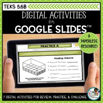 Finding Volume Of Rectangular Prisms Digital Math Activities TPT
