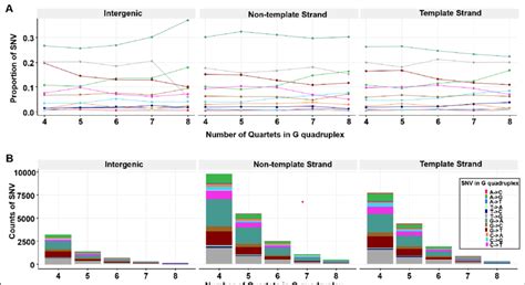 Composition Of Snvs In G4 Regions From The Cosmic Database Shown Is