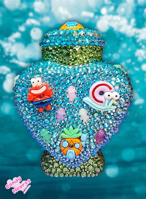 Spongebob Stash Jar Rrhinestoning