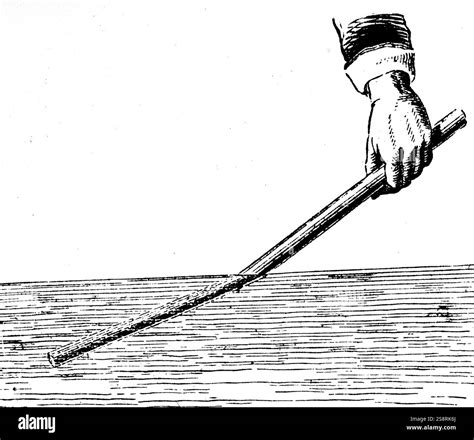 Diagram Illustrating The Effect Of Refraction Dated 19th Century Stock