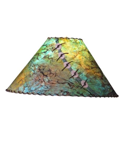 Blue And Rust Lamp Shade Rustic Artistry Blue And Rust Lamp Shade Rustic Artistry