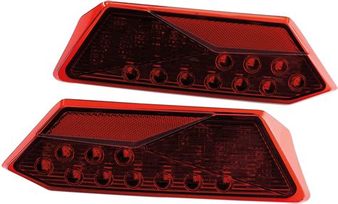 Moose Utility Taillights Led Rzr1000 Red 100 3385 Pu Billet