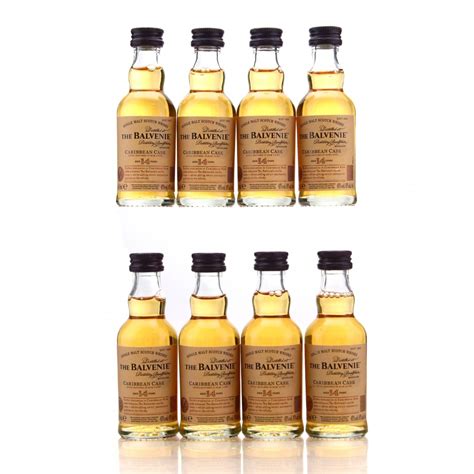 Balvenie 14 Year Old Caribbean Cask Miniature x 8 | Whisky Auctioneer