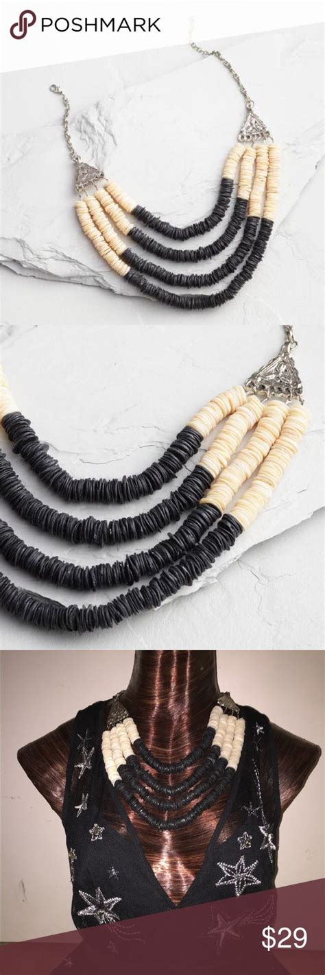 Ivory And Pearl Seashell Layers Statement Necklace Statement Necklace