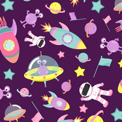 Girly Outerspace Pattern Shanna Craft