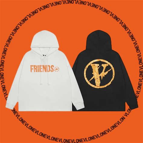 Vlone Fragment Staple Hoodie Orange