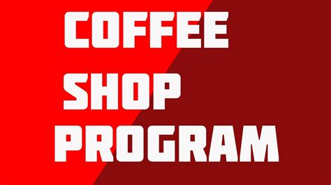 Python For Beginners Coffee Shop Program 2023 New Version Youtube