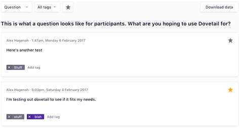 Dovetail A Diary Study Tool IXD Pratt