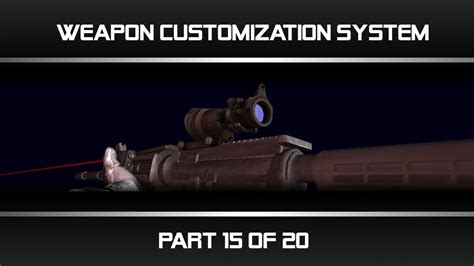 112 Hypershadetutorials Unity 3d Weapon Customization Menu Java Script Part 15 Of 25 Youtube