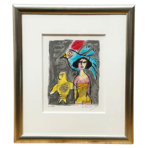 Edouard Corneille Van Den Bosch Lithograph 2 By Guillaume Cornelis