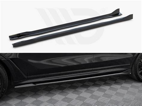 Side Skirts Diffusers BMW X7 M-Pack G07 Facelift - Maxton Design UK