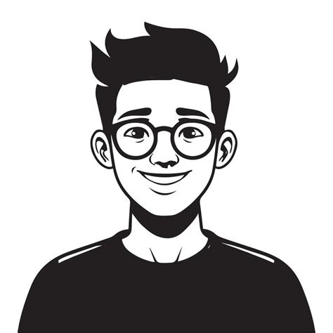 Geek Boy Vector Illustration 31625050 Vector Art At Vecteezy