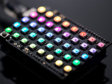 Adafruit Neopixel Shield For Arduino 40 Rgb Led Pixel Matrix Id 1430 Adafruit Industries