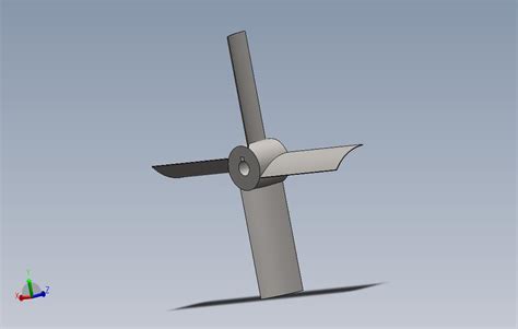 请求：有人能给我画一个4叶片的风扇吗？solidworks 2009模型图纸免费下载 懒石网
