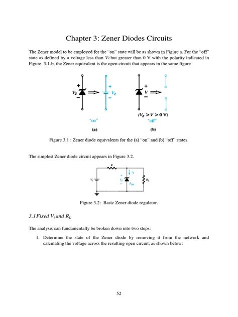 Zener Diode Part3 Pdf Electrical Network Diode