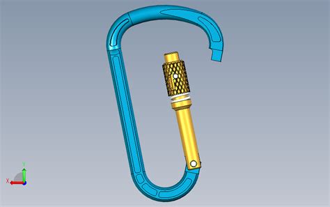 登山扣inventor模型图纸下载 懒石网