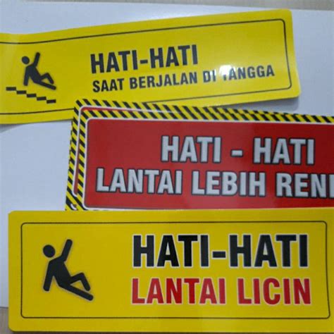 Jual Stiker Keselamatan Shopee Indonesia