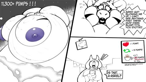 Rule 34 Air Inflation Asriel Dreemurr Ass Expansion Balloon Inflation