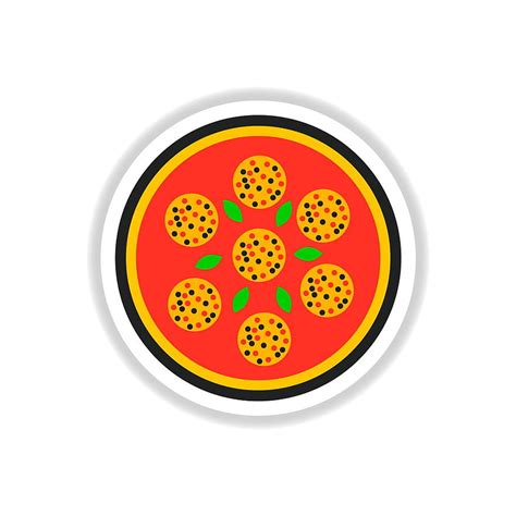 بيتزا مع ناقلات ملصق السلامي Ai Eps Uidownload