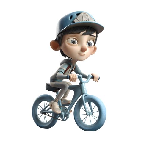 Confident 3d Cyclist Suitable For Fitness Tracker Or Sports App Designs