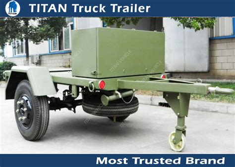 4 Wheels Drawbar Trailer