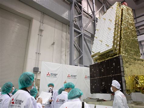 三菱電機鎌倉製作所で先進レーダ衛星だいち4号ALOS 4機体公開が実施されました JAXA 第一宇宙技術部門 サテライトナビゲーター
