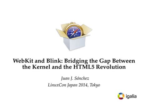 Webkit And Blink Bridging The Gap Between The Kernel And The Html5