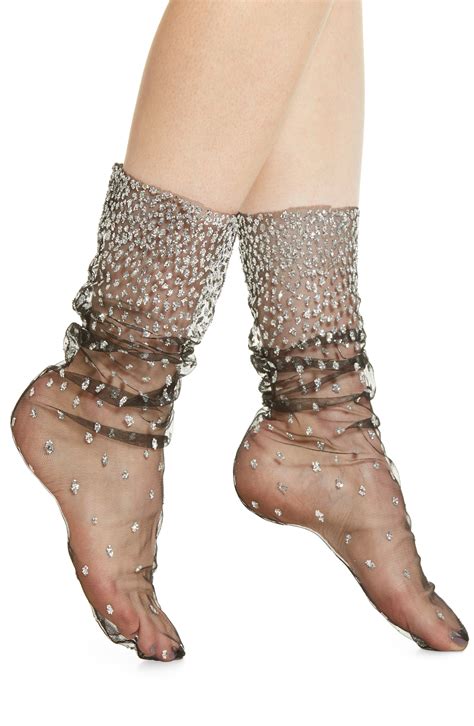 Lirika Matoshi Ombré Sparkle Tulle Socks Nordstrom Tulle Socks