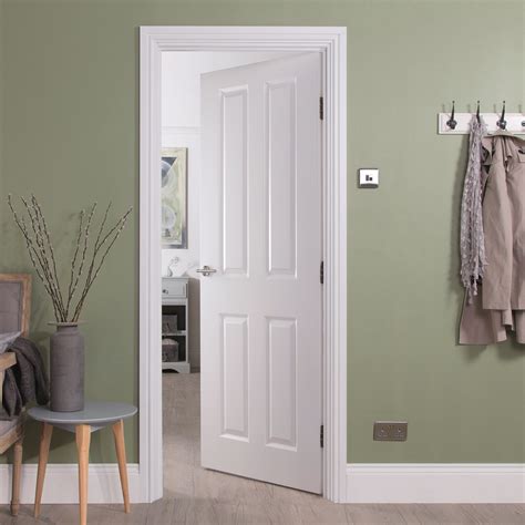Jeld Wen Atherton 4 Panel Smooth Internal Door Uk