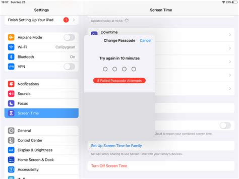 Not Sure How To Set Up Screen Time As I Forgot The Passcode No Forgot Passcode Option Appears