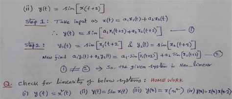 Linear And Non Linear Systems Signals And Systems Engineerstutor