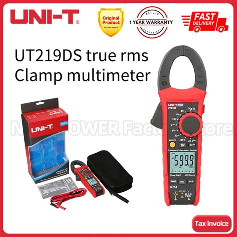 Ready StockUNI T Professional Digital Clamp Meter 1000V AC DC UT219