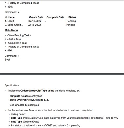 Solved Create An Object Oriented Program Oop Using The