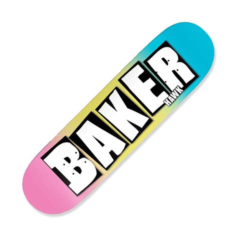 Baker Skateboards Hawk Brand Name Sherbert Skateboard Deck 80