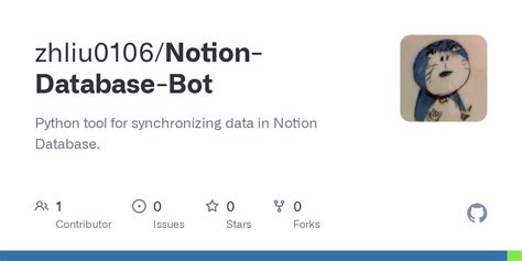 Github Zhliu0106notion Database Bot Python Tool For Synchronizing