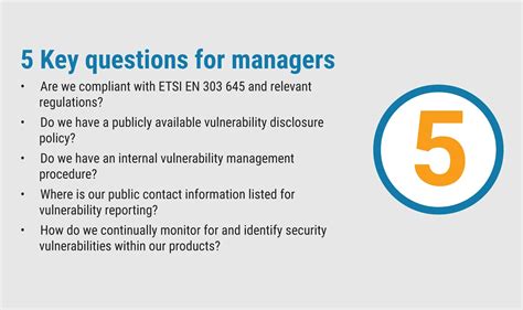 Implement A Vulnerability Disclosure Policy IoT Security Foundation