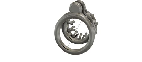 Download Stl File Male X Clusive Chastity Thorn Bush Device Cock Cage