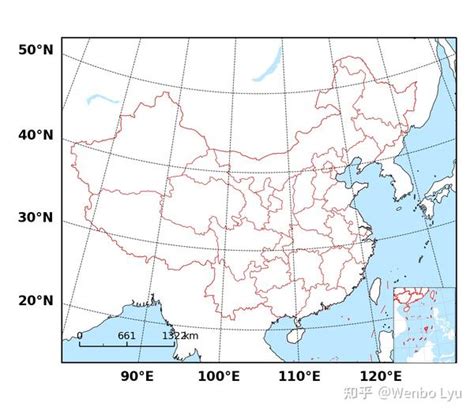 Cartopy系列案例1绘制带有经纬网和九段线的标准中国地图 知乎