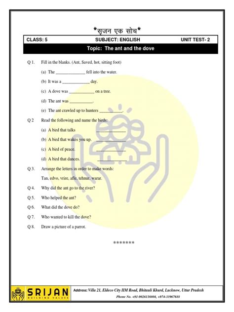 English 2 Calss 5 N Pdf Pdf
