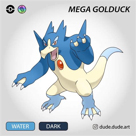Golduck Mega Evolution
