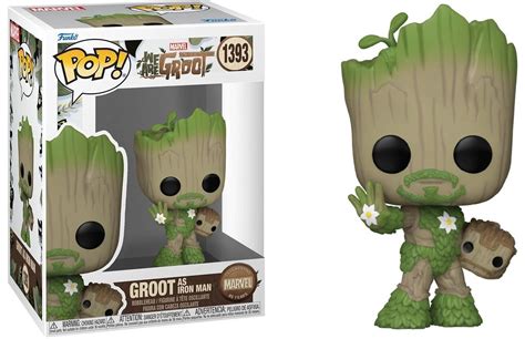 Funko Pop Marvel We Are Groot 1393 Groot As Iron Man