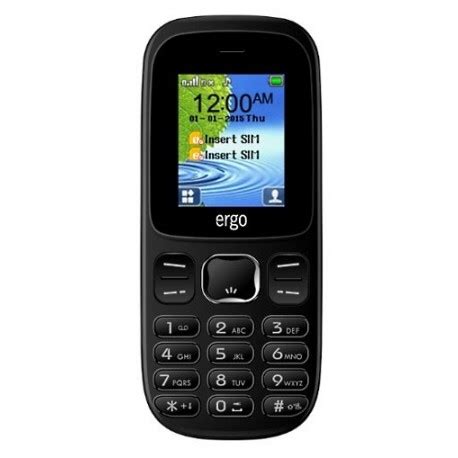 Мобильный телефон Ergo F180 Start dual sim black - Bestmobiles.in.ua