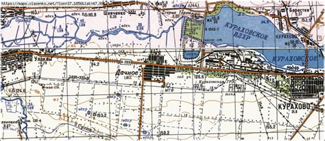 Карта ДАЧНЕ Донецька область Марїнський район
