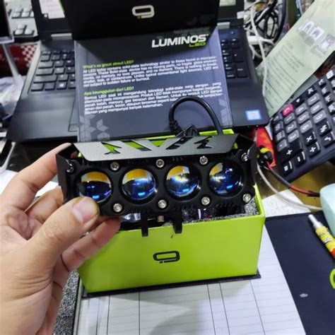 Jual Lampu Q10 Sql 4 Mata Putih Kuning Shopee Indonesia