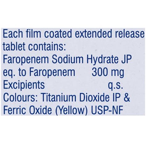 Buy Faronem Er 300 Mg Tablet 10 Tab In Wholesale Price Online B2b Retailershakti