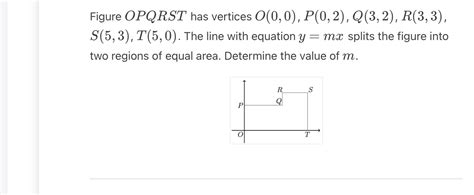 Solved Figure OPQRST Has Vertices Chegg