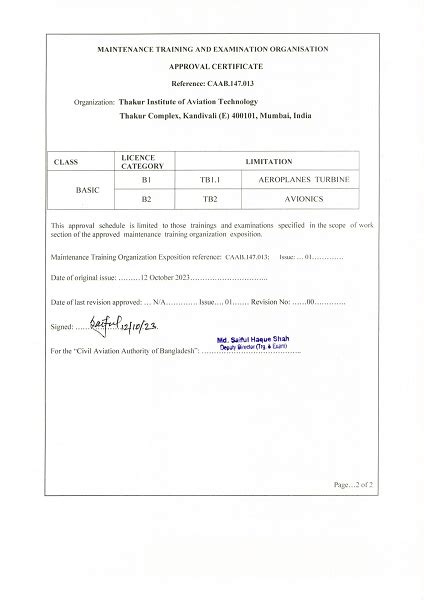 Tiat Thakur Institute Of Aviation Technology