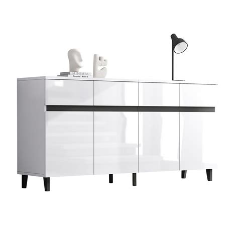 Okwish Sideboard Hochglanz Unterschränke Kommode Anrichte